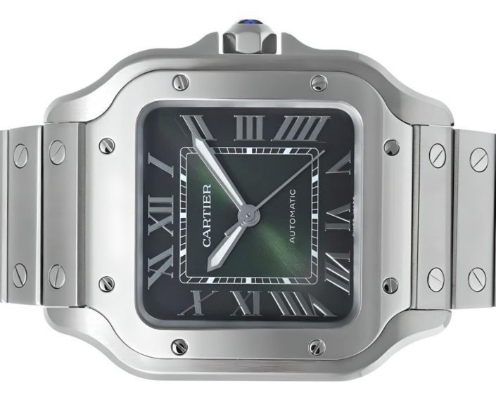 CARTIER SANTOS DE CARTIER GREEN DIAL 41.9MM X 35.1MM - 2023